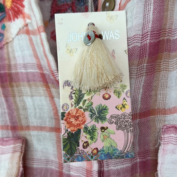 Johnny Was | Tops | Johnny Was Bnwt Gorgeous Embroidered Button Down ...